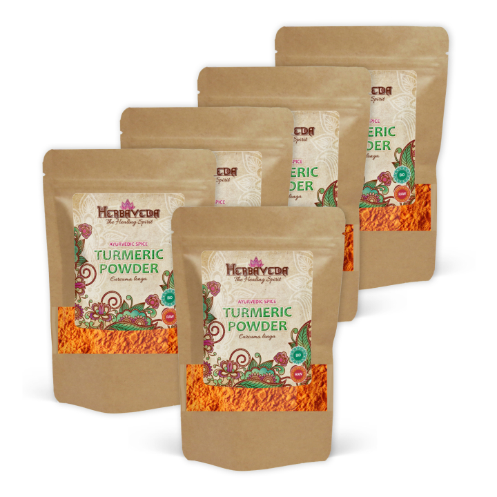 Kurkuma LUOMU 500g x 5 pakettia | Vieraile Rawfoodshopissa