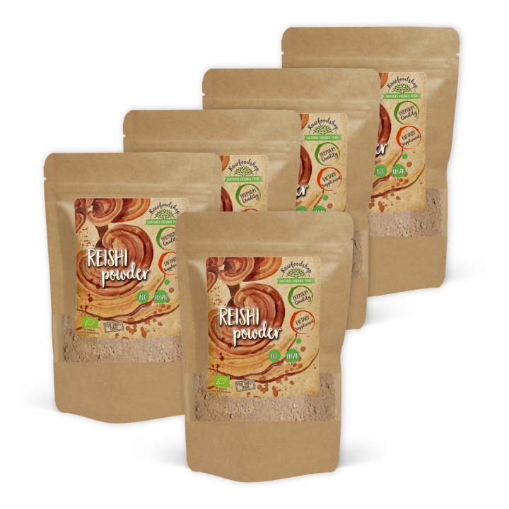 Reishi-sienijauhe LUOMU 125g x 5 pakettia | Rawfoodshop